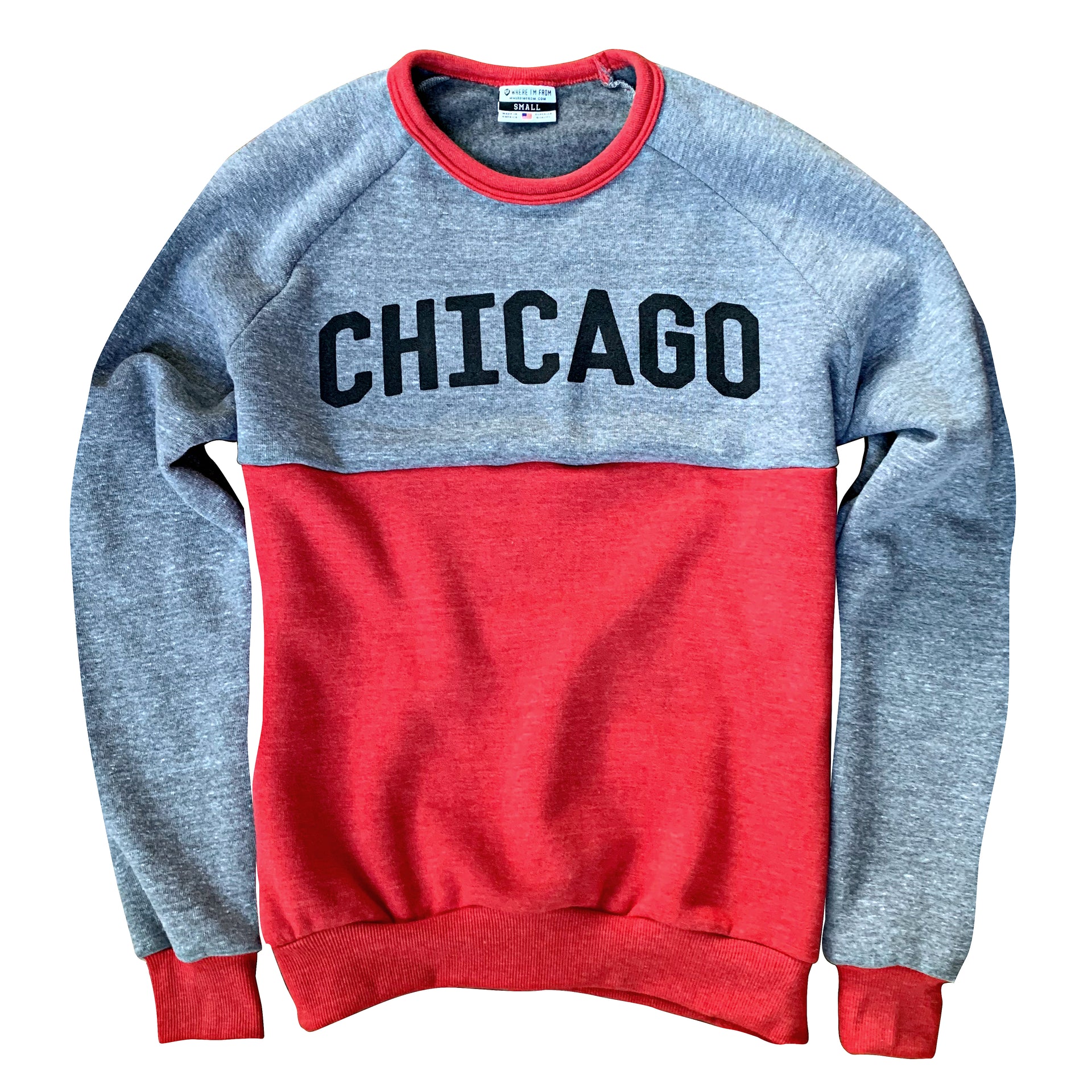 Premium Chicago Colorblock Crewneck - Chitown Clothing