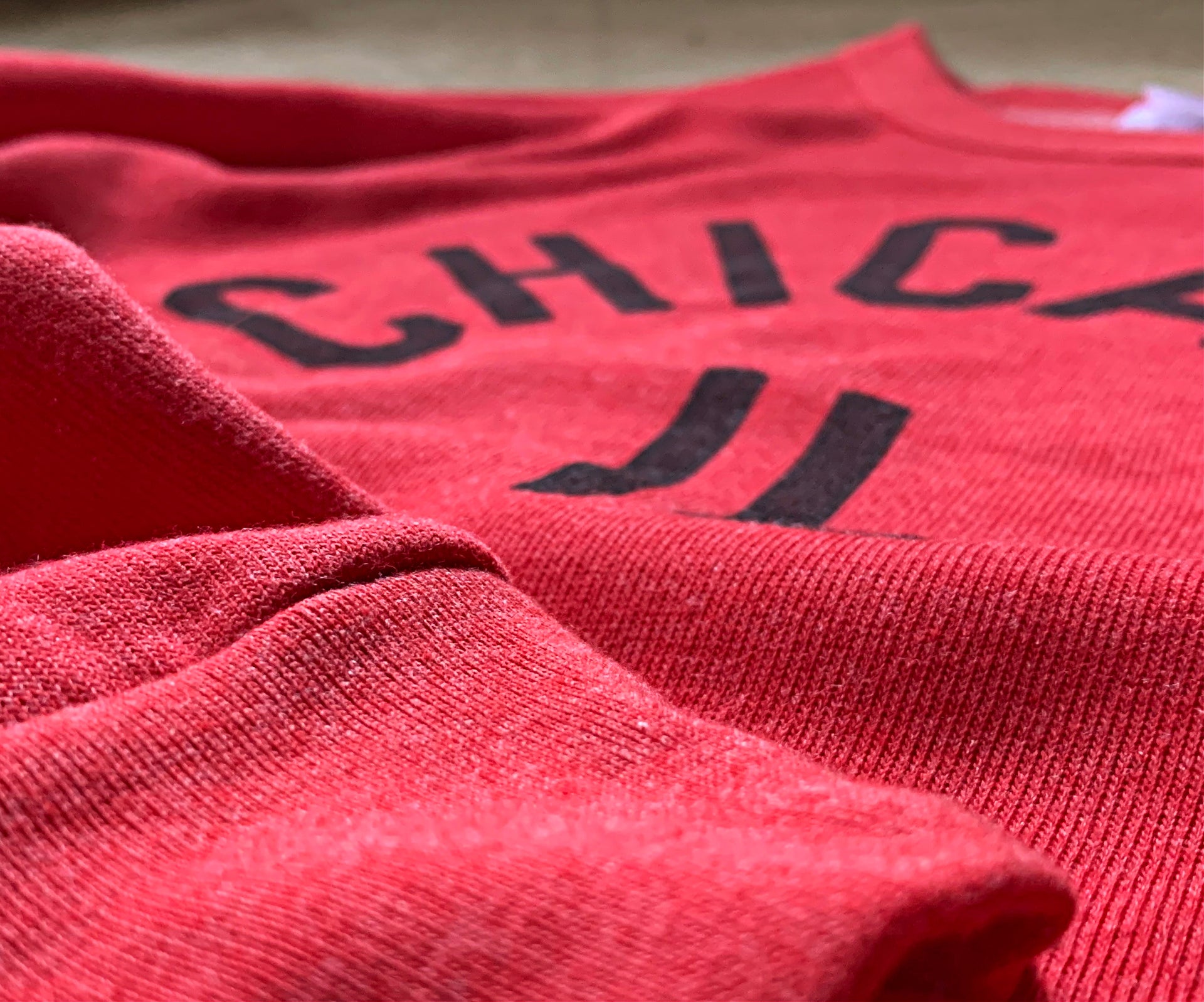 Chicago IL Red Crewneck - Chitown Clothing