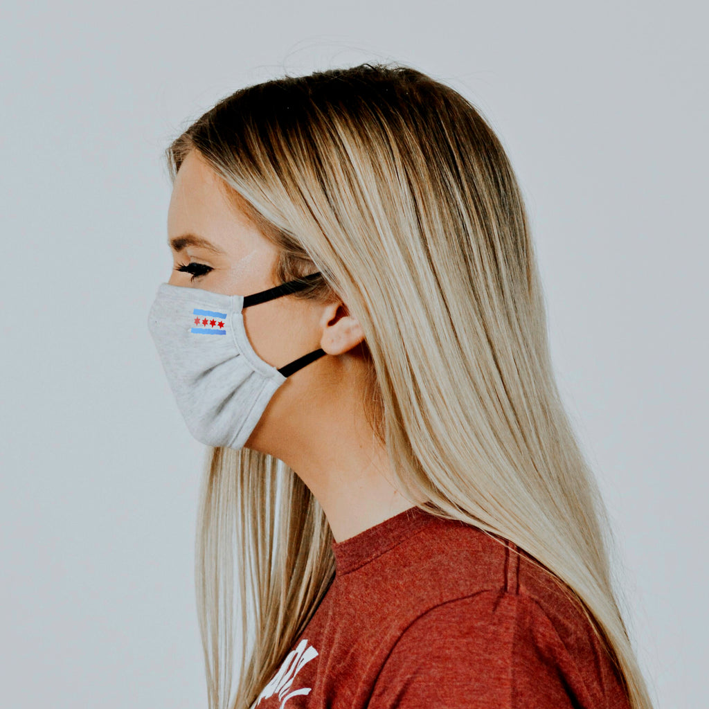 Chicago Flag Cloth Mask - Chitown Clothing