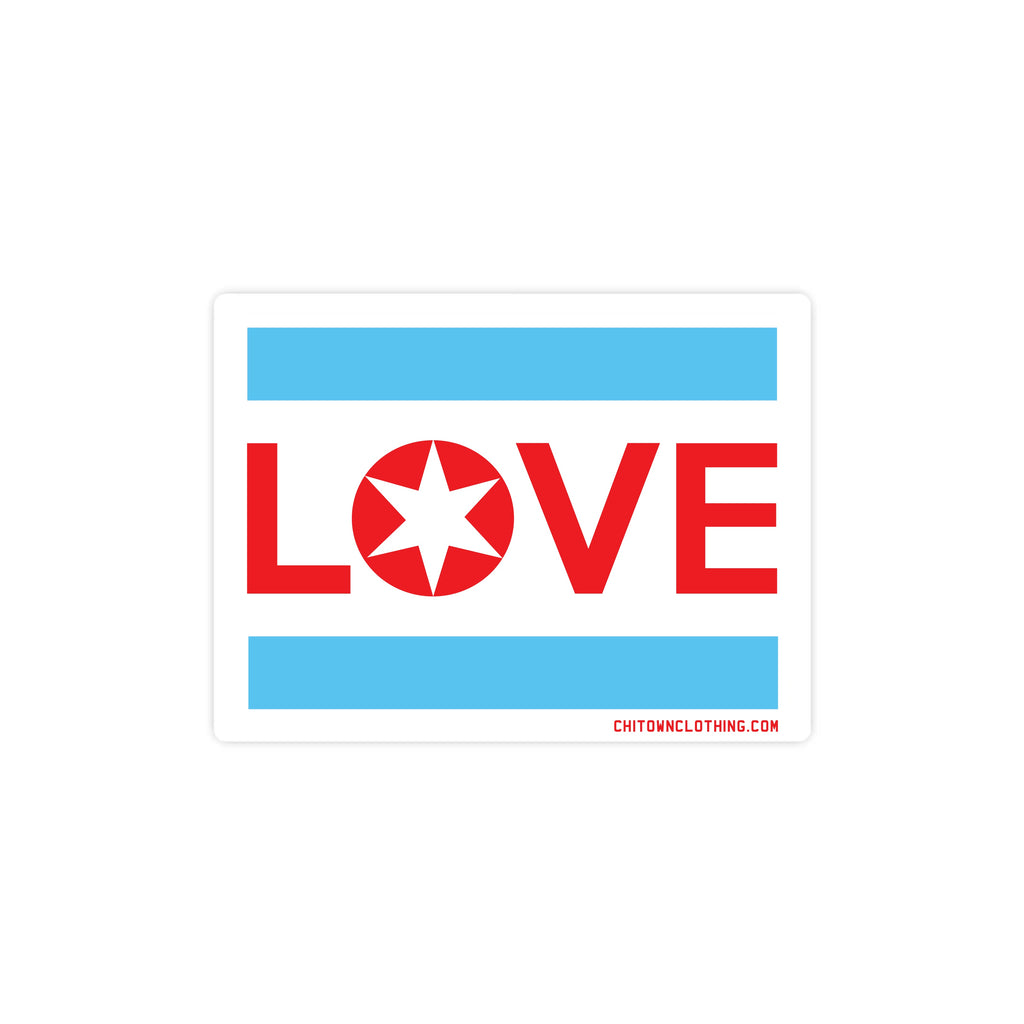 Chicago Flag Sticker - Chitown Clothing