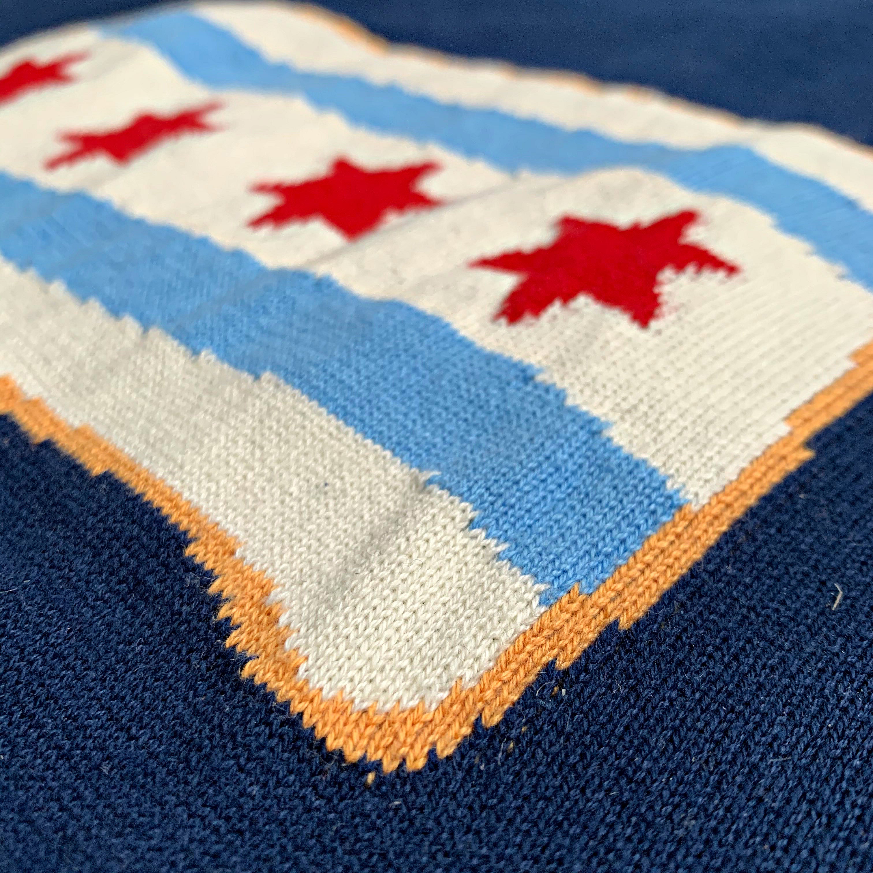 Chicago Flag Knit Sweater - Chitown Clothing