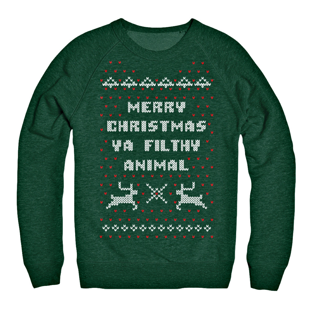 Merry Christmas Ya Filthy Animal Sweater - Chitown Clothing